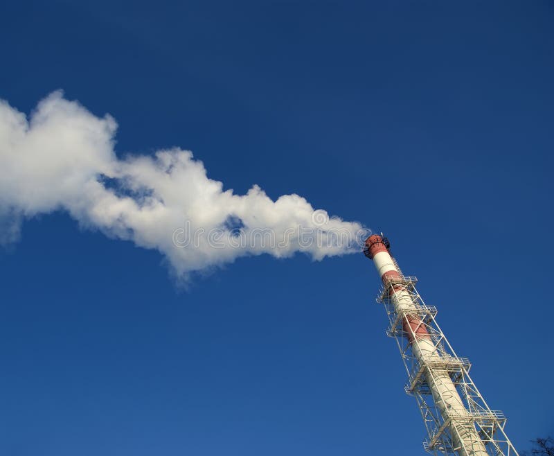 Industrial smokestacks stock photo. Image of electricity - 24134820