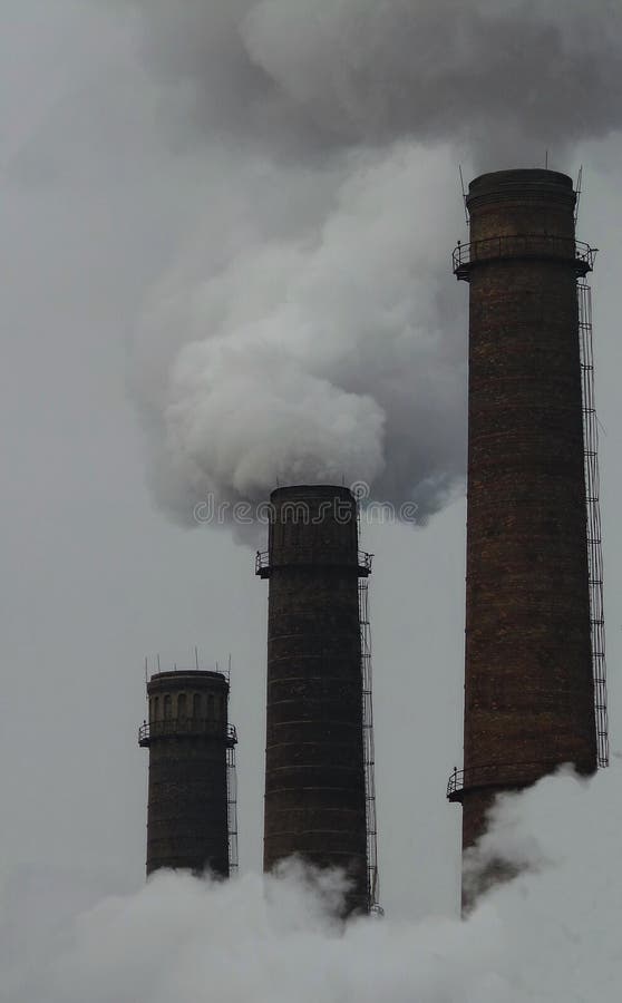 Industrial smokestacks-1 stock photo. Image of emissions - 51639152