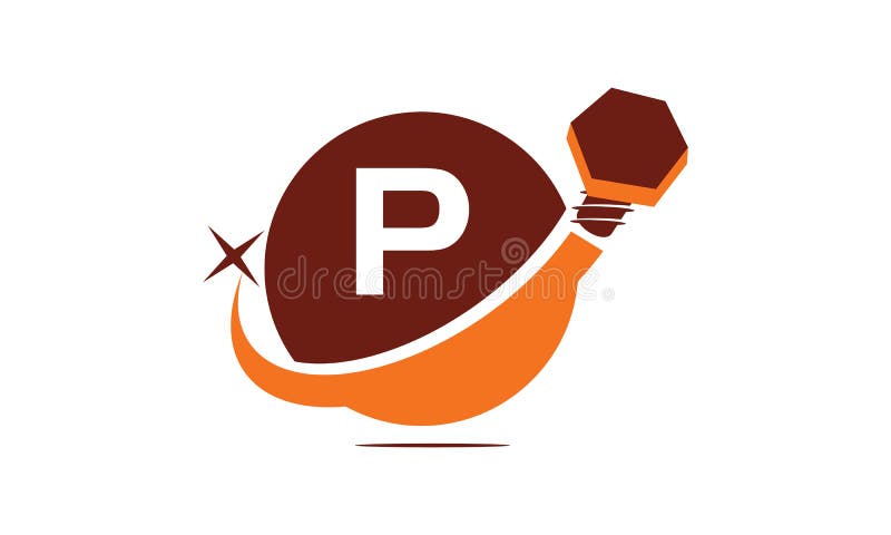 Industrial Solutions Initial P Stock Vector - Illustration of iron ...