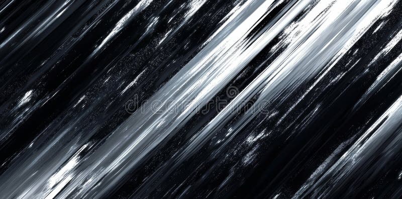 An Industrial Space Features a Shiny Metal Surface with Diagonal ...