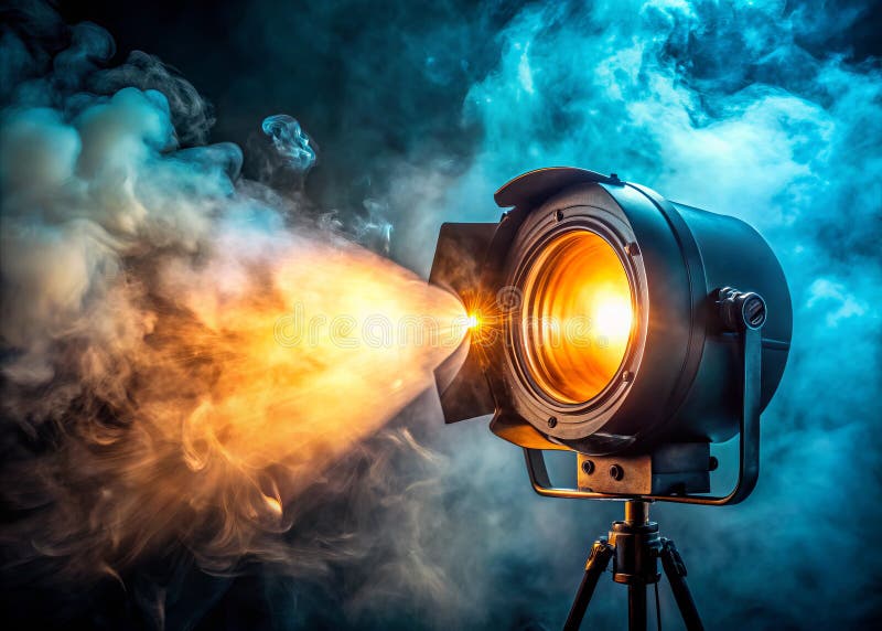 Industrial Spotlight Smoke Machine with Deep Depth of Field Projection ...