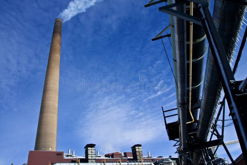 Industrial Stack stock image. Image of clean, dust, industrial - 34194147