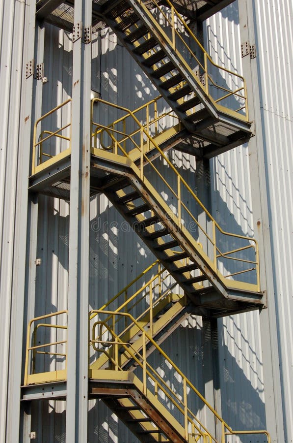 Industrial staircase stock image. Image of staircase, industrial - 7816411