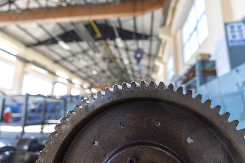 Industrial Steel Gear Wheel Stock Image - Image of icon, circle: 144342865
