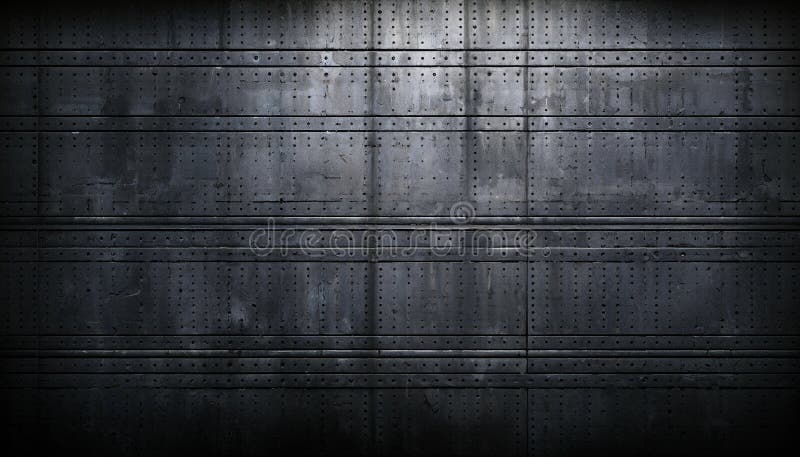 Industrial Solid Metal Panel Texture Background Stock Illustration ...