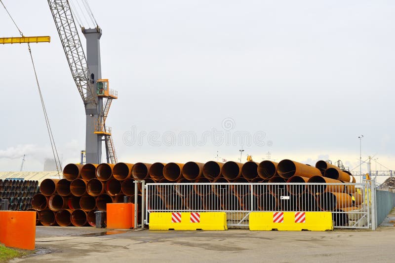 Industrial steel pipes stock photo. Image of metallic - 28128622