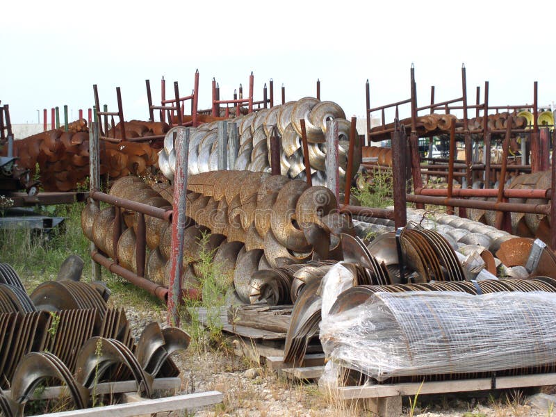 Industrial Steelyard stock photo. Image of yard, manufacturing - 16978