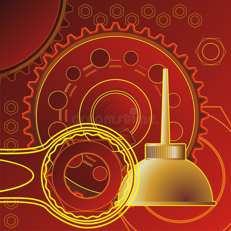 Industrial Still Life - Arrangement of Gears, Stock Illustration ...
