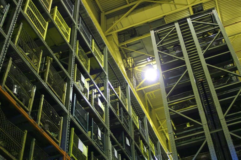 Industrial Storage Bay. stock photo. Image of assembly - 4946468