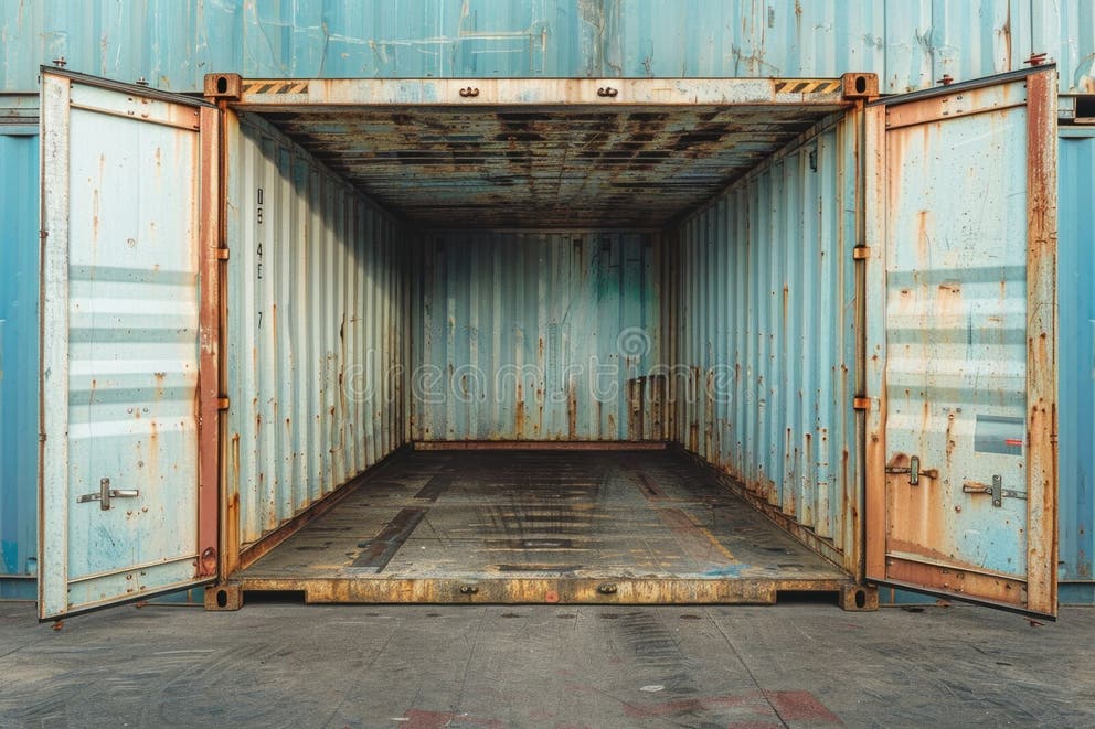 Industrial Storage Container, Suitable for Warehouse Use Stock Image ...