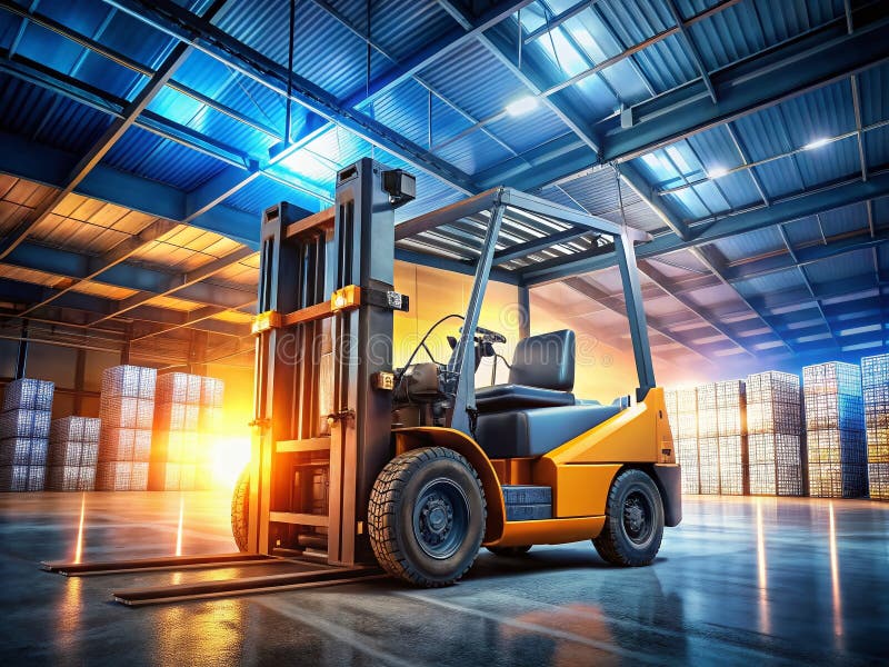 Industrial Strength Forklift a Powerful Warehouse Vehicle for HeavyDuty ...