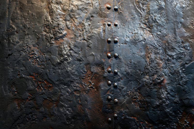 Industrial Strength. Robust Iron Material Concept Stock Illustration ...