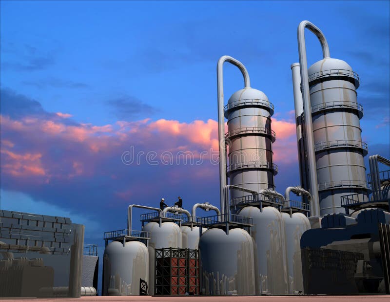 Industrial structure stock illustration. Illustration of energy - 10353159