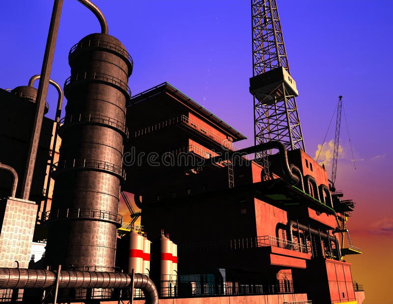 Industrial structure stock illustration. Illustration of storage - 10387086