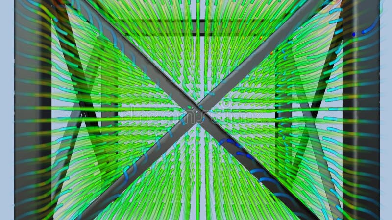 Industrial Structure Airflow Simulation Cfd Simulation Computational