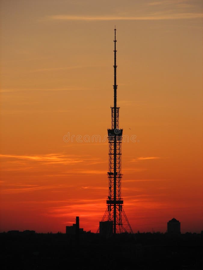 Industrial sunset stock photo. Image of sunset, horizon - 3500916