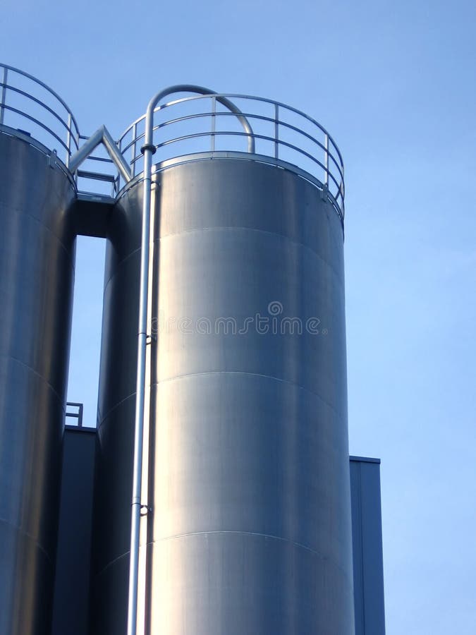 Industrial tank stock photo. Image of steel, economy, silo - 1057308
