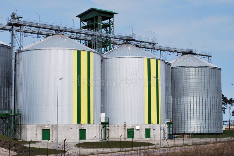 Industrial tanks stock image. Image of storage, barrel - 9122789