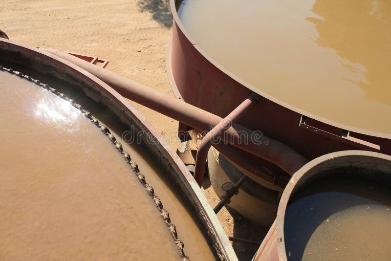 Ore mining stock photo. Image of mountains, muddy, earth - 19354076