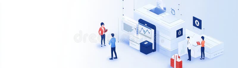 Industrial Teamwork, People Operating Complex Machinery in a Modern ...