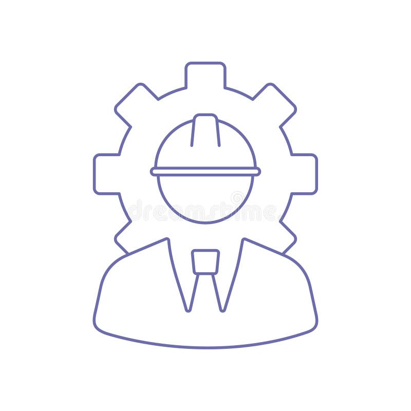 Technician Engineer Worker - Devil Person Standing with Fake Smile ...