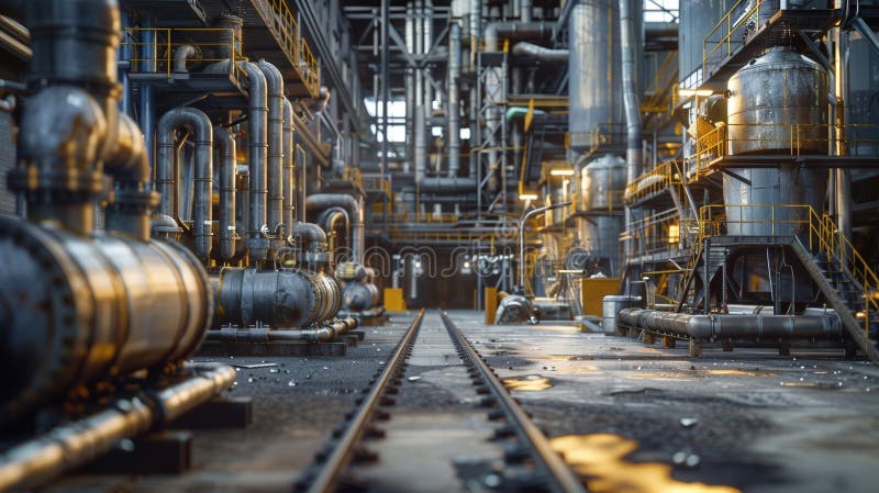 Industrial Technologies and Settings Showcasing Their Innovation Stock ...