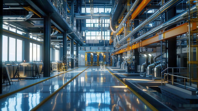 Industrial Technologies and Settings Showcasing Their Innovation Stock ...