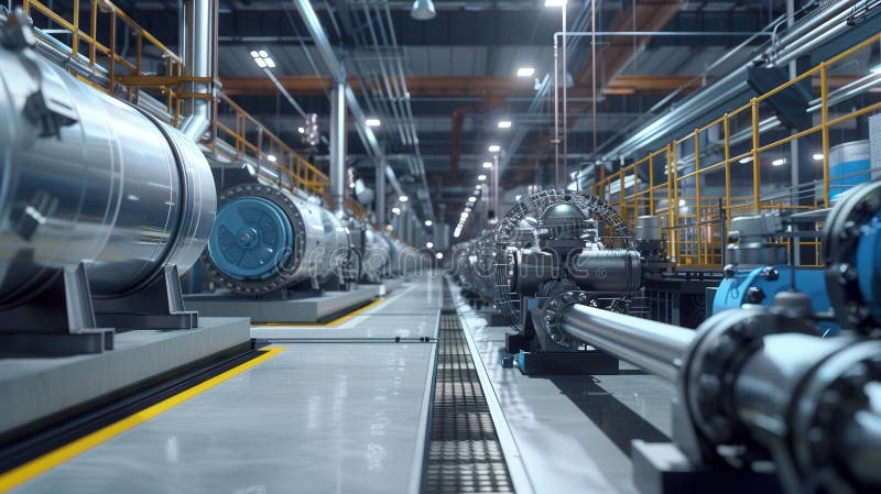 Industrial Technologies and Settings Showcasing Their Innovation Stock ...