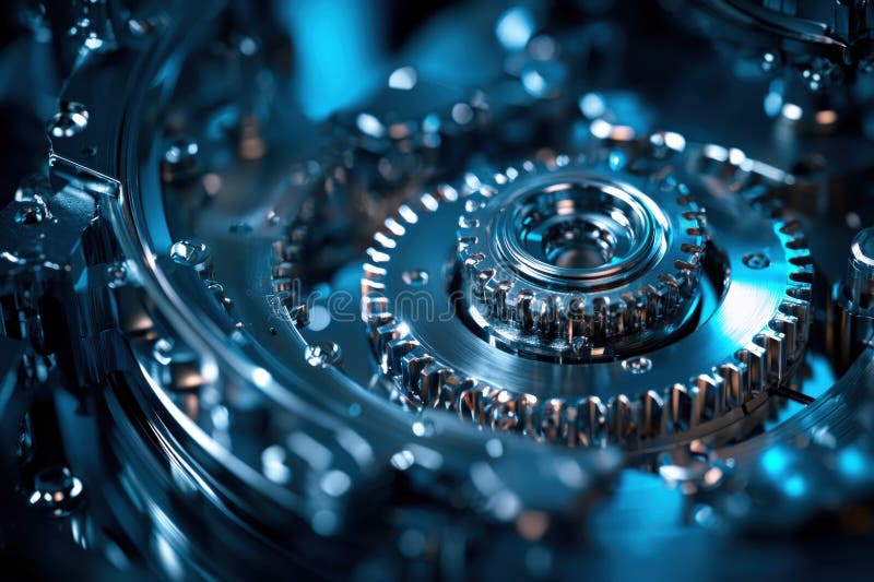 An Industrial-themed Machine Background Showcasing Complex Machinery ...