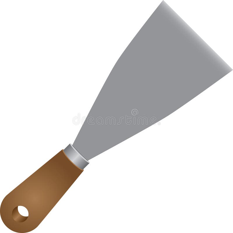 Industrial tool - scraper stock vector. Illustration of technical ...