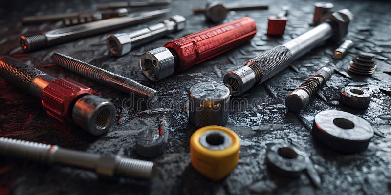 Industrial Tools Background Gritty Metal Texture Image Stock ...