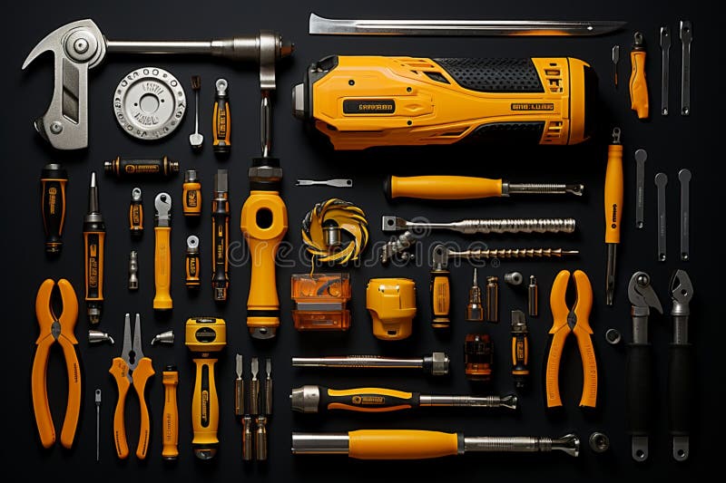 Industrial Tools stock illustration. Illustration of carpenter - 302978310