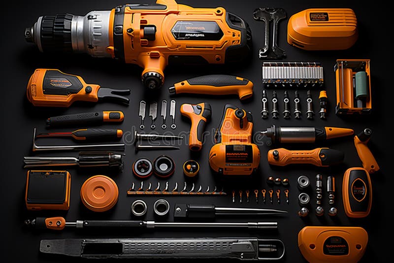 Industrial Tools stock illustration. Illustration of maintenance ...