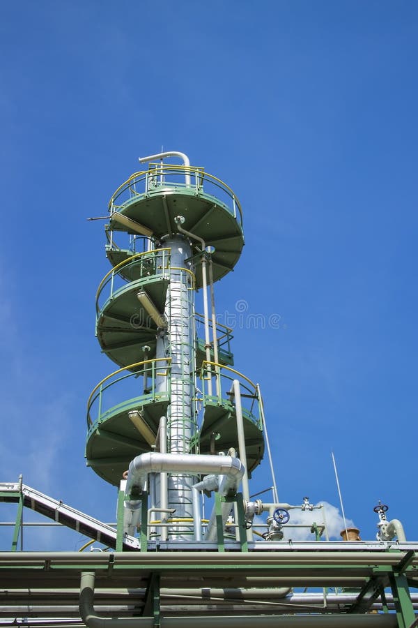 Industrial tower stock photo. Image of industrial, blue - 31368394