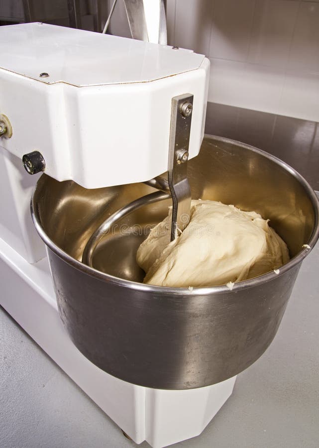 Industrial Unit for Kneading Dough Stock Photo - Image of dough, cook ...