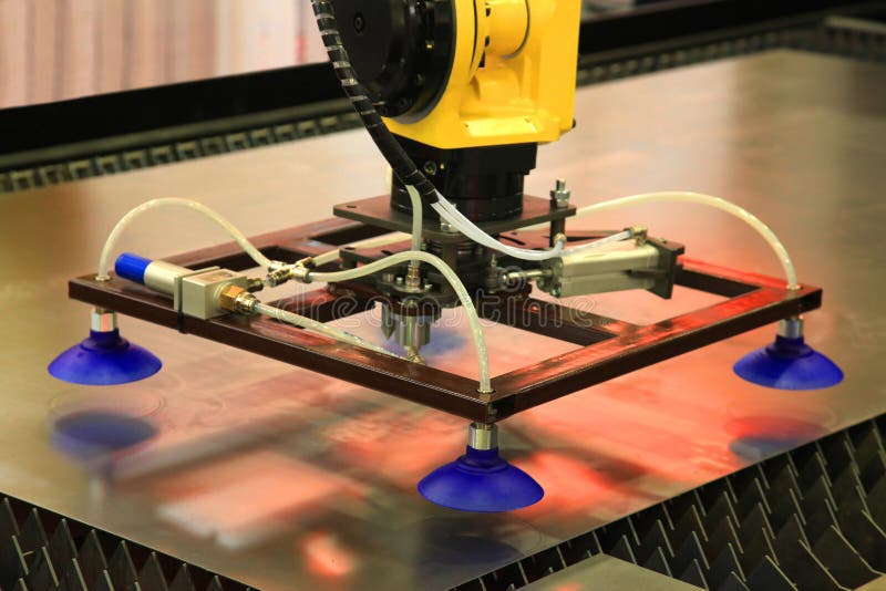 Vacuum Suction Cups for Industrial Robots Stock Image - Image of ...