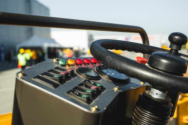 Industrial Vehicle. Heavy Construction Equipment Machine Stock Photo ...