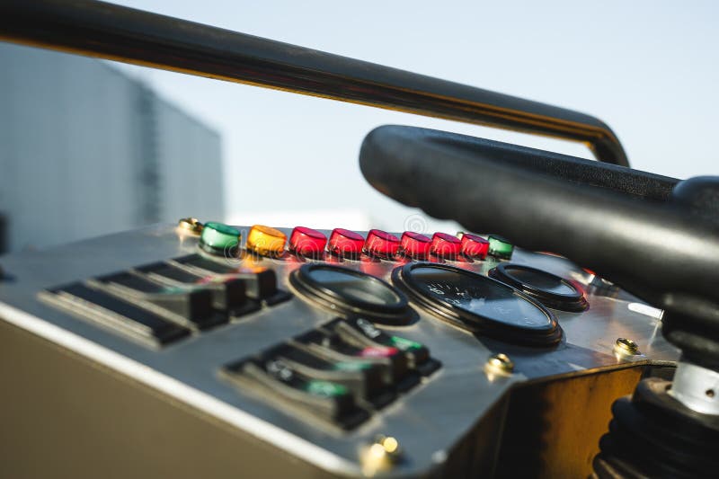 Industrial Vehicle. Heavy Construction Equipment Machine Stock Image ...