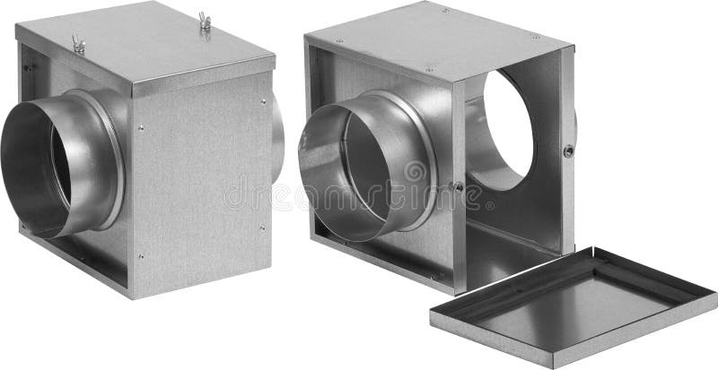 Parts of Ventilation Installation, Close-up Stock Image - Image of duct ...