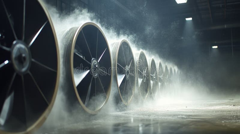 Industrial Ventilation System Stock Image - Image of facility ...