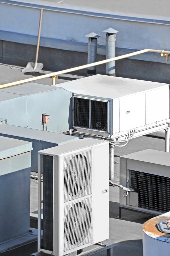Industrial Ventilation System Stock Image - Image of conditioning ...