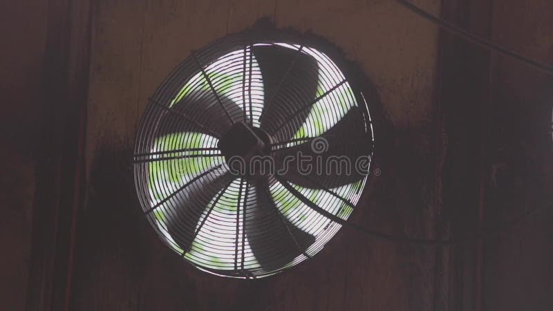 Industrial Ventilators. Factory Air Circulation System Stock Footage ...