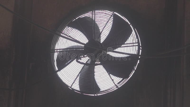 Industrial Ventilators Close-up. Air Circulation System in a Factory ...