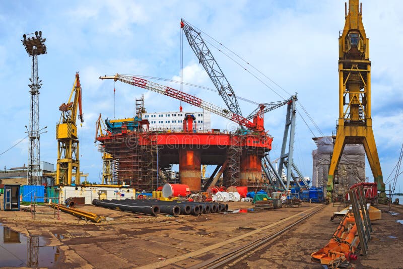 Heavy industrial zone stock image. Image of building - 27469531