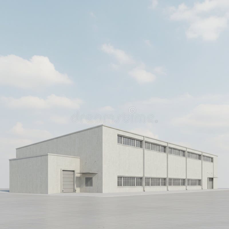 Industrial Wall Clock in a Warehouse Setting – Functional and Vintage ...