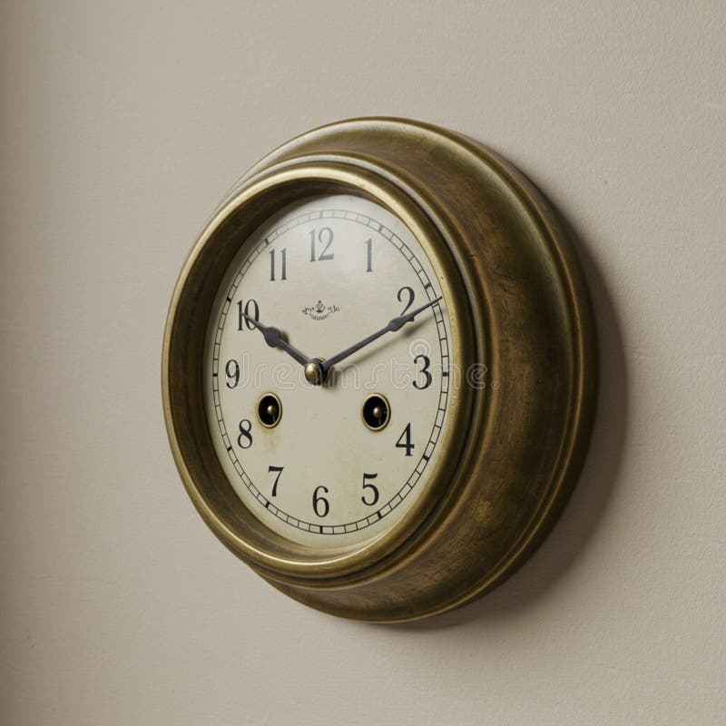 Industrial Wall Clock in a Warehouse Setting – Functional and Vintage ...