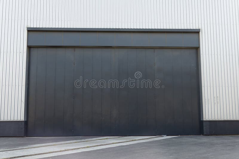 Industrial warehouse door stock photo. Image of warehouse - 40178880
