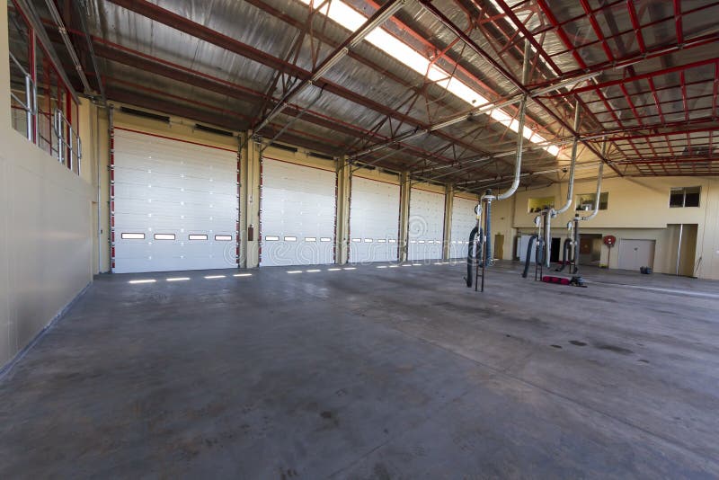 Industrial warehouse doors stock photo. Image of warehouse - 43833984