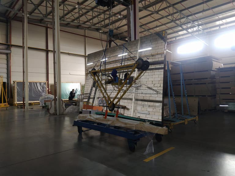 Vacuum Gripper Glass Lifter, Industrial Equipment, Mirror Stock Image ...