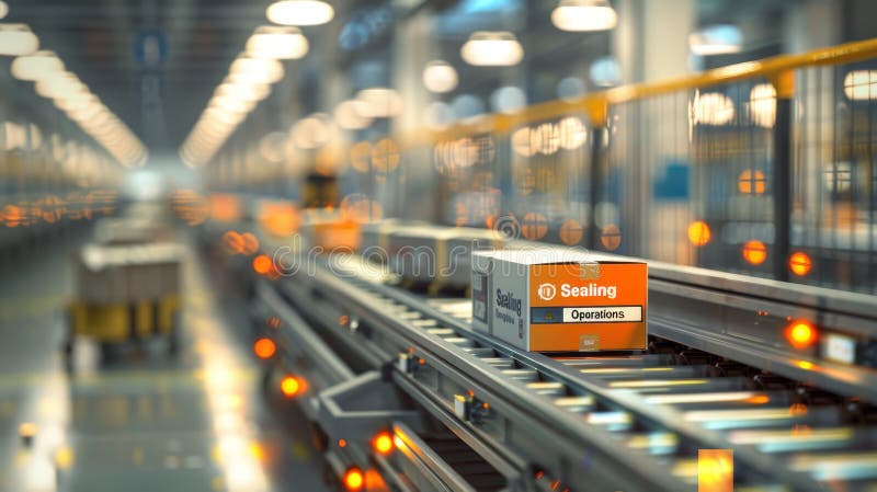 Industrial Warehouse Showcasing 3m Matic Case Sealing Machines in ...